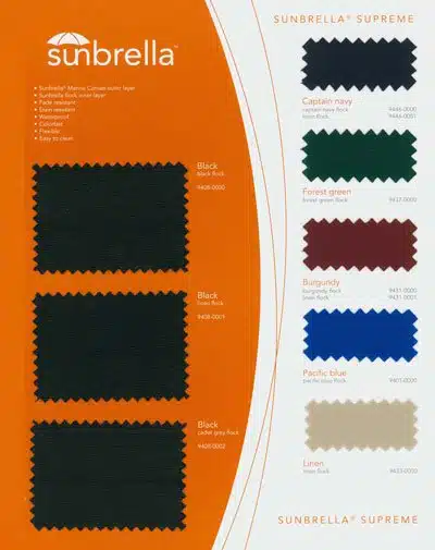 Sunbrella Marine & Seamark | Creative Covers Inc.